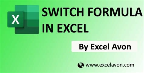 Excel Formulas Excel Avon