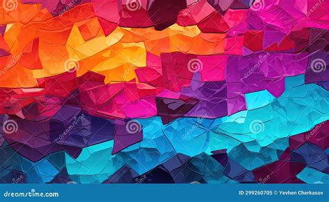 Colorful Textured Background Vibrant Pattern Created With Generative Ai Stock Image Image Of