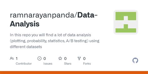 GitHub Ramnarayanpanda Data Analysis In This Repo You Will Find A Lot Of Data Analysis