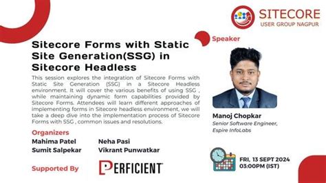 Manoj Chopkar On Linkedin Sitecore Forms With Static Site Generation