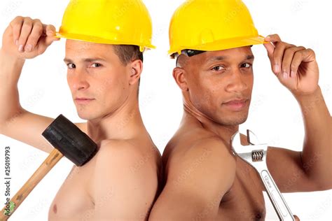 Sexy Construction Workers Stock Photo Adobe Stock