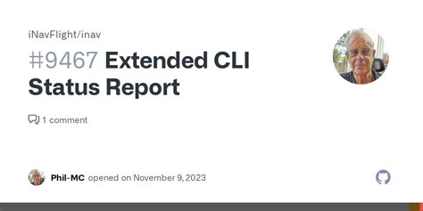 extended cli status report · issue 9467 · inavflight inav · github