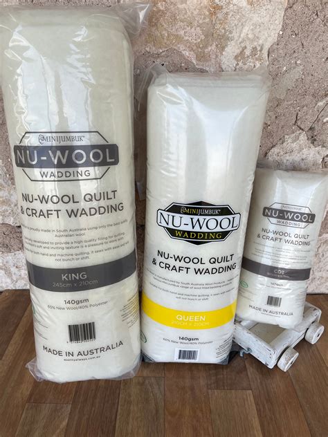 Nu Wool Waddingbatting Mini Jumbuk The Rural Stitch Co