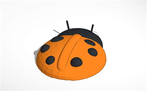 3d Design Ladybug Tinkercad