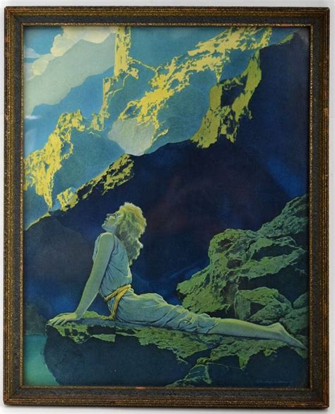 Vintage Morning Print By Maxfield Parrish Auction