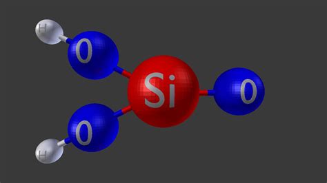 Silicic Acid 3d Turbosquid 1518273