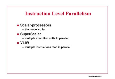 Ppt Instruction Level Parallelism Powerpoint Presentation Free