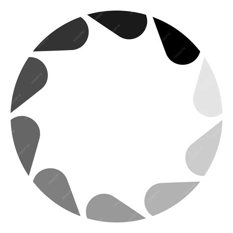 Premium Vector Process Progress Indicator Round Rotating Web Loader