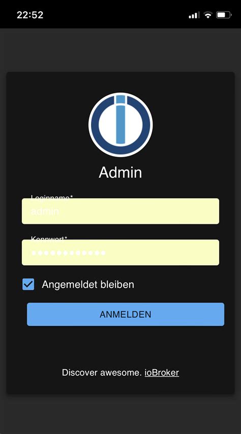 Unable To Read Credentials On Login Page Autocomplete · Issue 1654 · Iobrokeriobrokeradmin