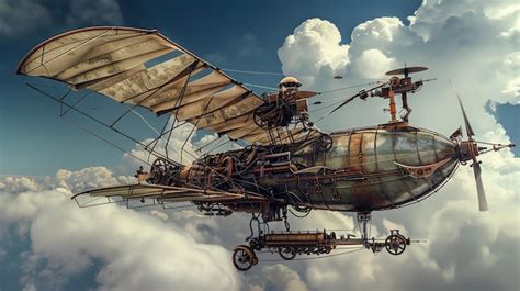 Steampunk Flying Machine Images Free Download On Freepik