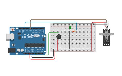 Circuit Design Copy Of Servo3 Potentiometer Tinkercad
