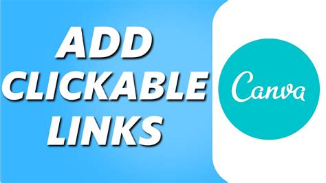 How To Add Clickable Links To Canva 2024 YouTube