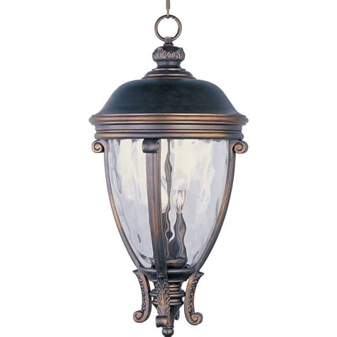 Maxim Lighting Camden Vx 3 Light Golden Bronze Outdoor Hanging Lantern