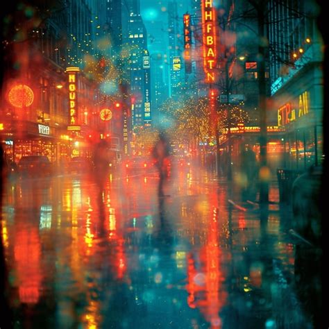 City Lights Digital Art Images Free Download On Freepik