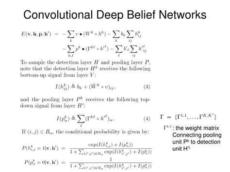 PPT - Unsupervised feature learning for audio classification using convolutional deep belief ...