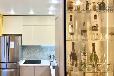 Угловая кухня Кристалл на заказ | Невские Кухни