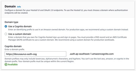 Docusaurus Authentication Using Aws Cognito