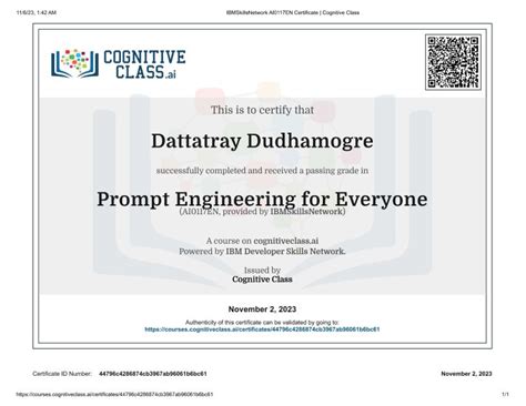 Dattatray Dudhamogre On Linkedin Certificationachievement