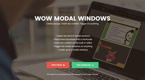 Modal Window 8211 Create Popup Modal Window For Wordpress Download
