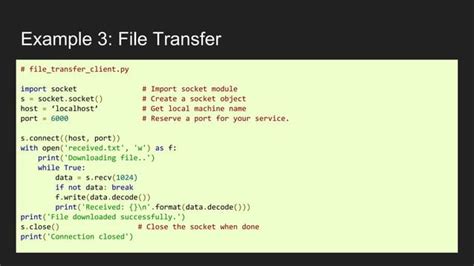 Network Programming Using Python Ppt