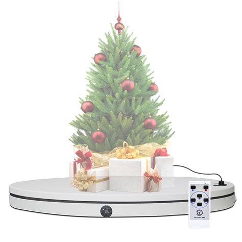 80cm Heavy Duty Turntable Electric Display Rotating Display Base With Power Outlet Turntable