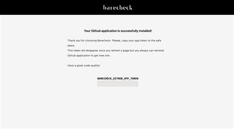 Couldn T Fetch Access Token For Github Application Issue Barecheck Code Coverage Action