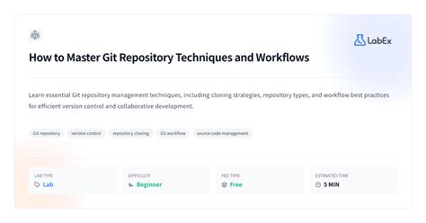 How to Master Git Repository Techniques and Workflows | LabEx