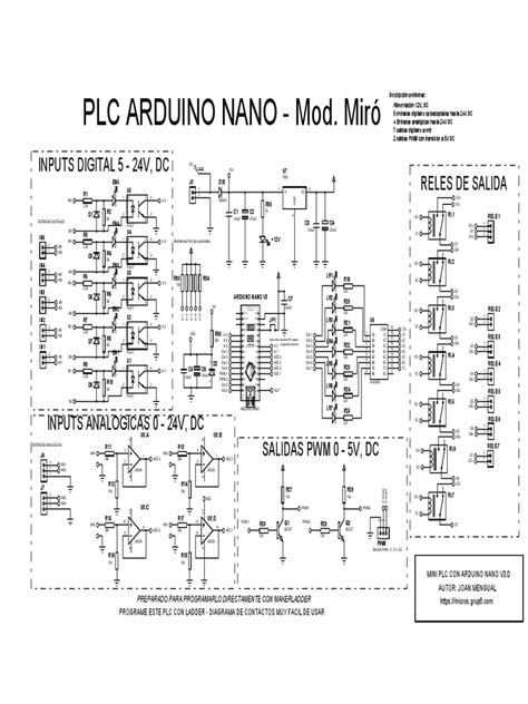Micro Plc Arduino Nano V3 Reles Pdf