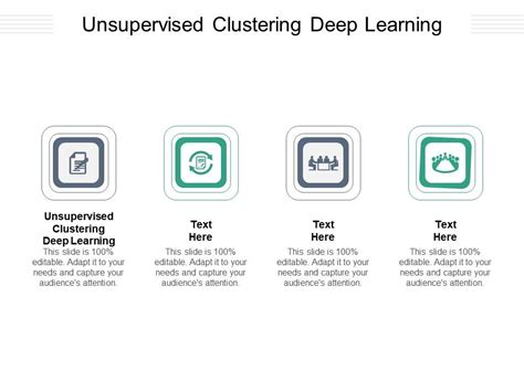 Unsupervised Clustering Deep Learning Ppt Powerpoint Presentation Icon Design Ideas Cpb