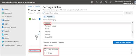 Schedule Restart On Windows With Intune Mr T Bones Blog