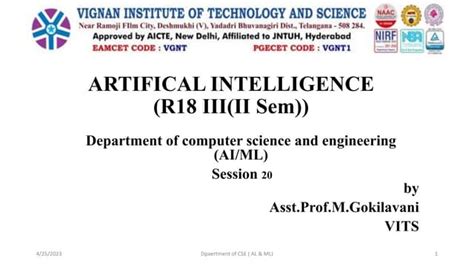 Aisession 20 Horn Clausepptx Artificial Intelligence Technology And Computing