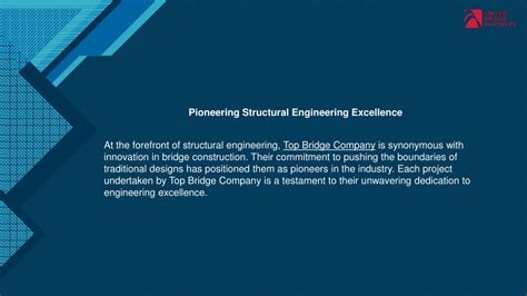 Ppt Top Bridge Company Where Innovation Meets Infrastructure