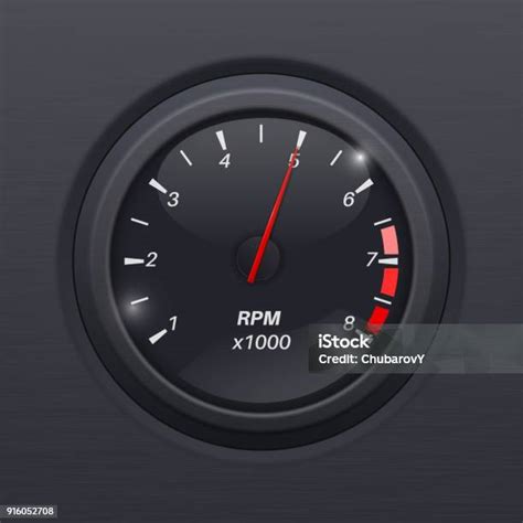 타코미터입니다 검은 게이지 클래식 자동차 컴퓨터 대시보드 3차원 형태에 대한 스톡 벡터 아트 및 기타 이미지 3차원 형태 검은색 계기판 차량 부분 Istock