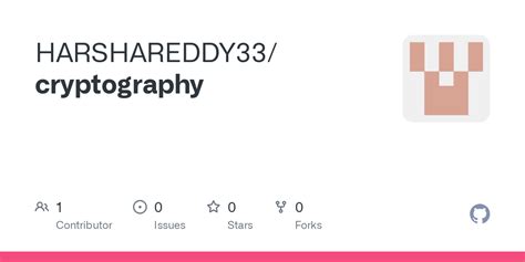 github harshareddy33 cryptography