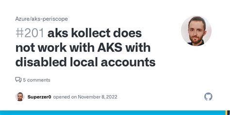 Aks Kollect Does Not Work With Aks With Disabled Local Accounts · Issue