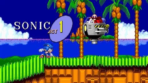 Sonic Act 1 Sprite Animation Youtube
