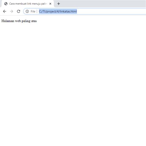 Cara Membuat Link Tanpa Pindah Halaman Di HTML
