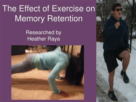 PPT The Effect Of Exercise On Memory Retention PowerPoint Presentation ID