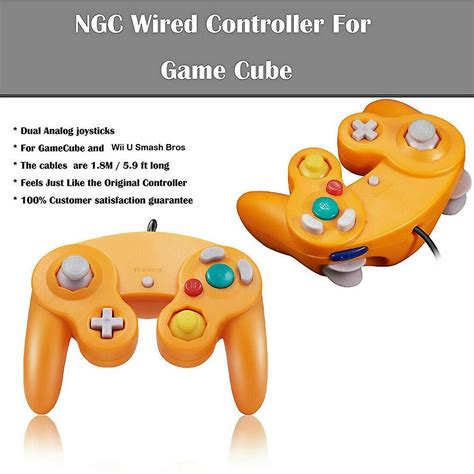 Nytt För Gamecube Controller Usb Trådbunden Handhållen Joystick För Nintend För Ngc Gc Controle