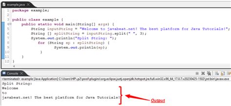 How To Split A String By Whitespaces In Java