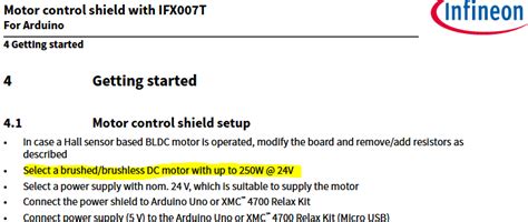 Is Bldc Shieldifx007t Compatible With 36v 350w Bldc Motor Development Boards Kits