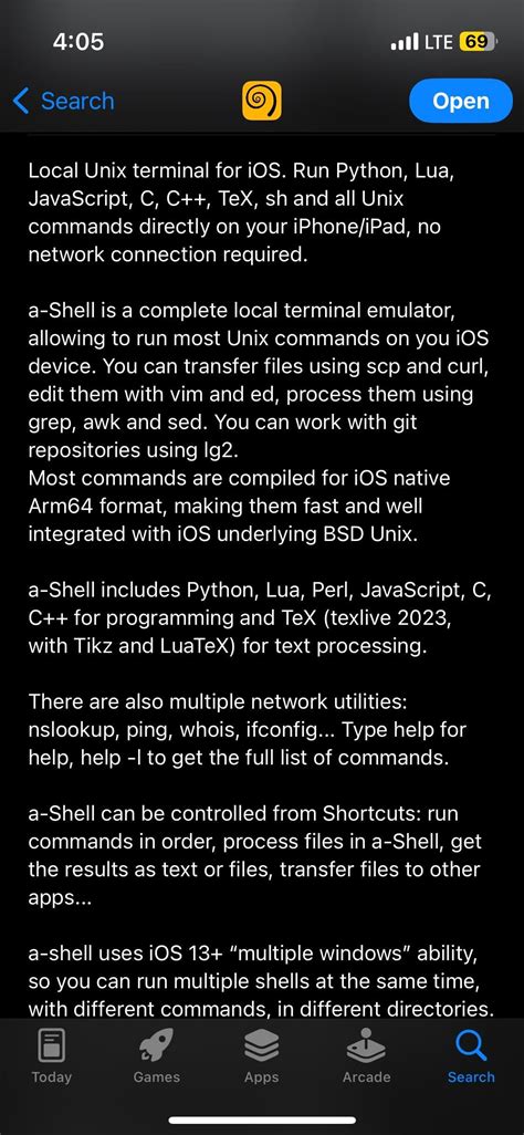A Shell Possibilities Rshortcuts