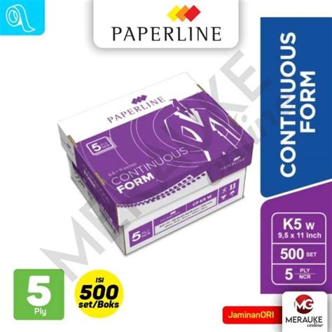 Jual Continuous Form Paperline 5 Ply Original Harga Termurah Juli 2024