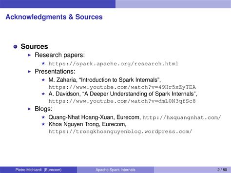 Introduction To Spark Internals Pdf