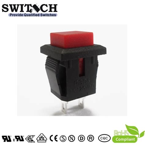 14mm Momentary Square Push Button Switch China Push Button Switch And