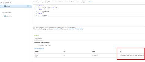 Sql How Can I Use A Guid As Id In Cosmosdb When I Insert Data From Azure Streaming Job Stack