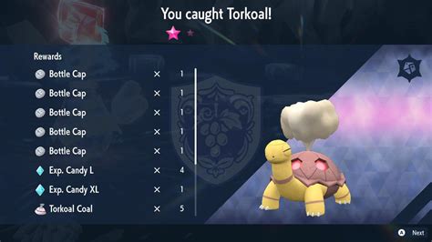 Shiny 6star Torkoal With 5 Bottle Cap Raid Being Hosted R Shinyraids