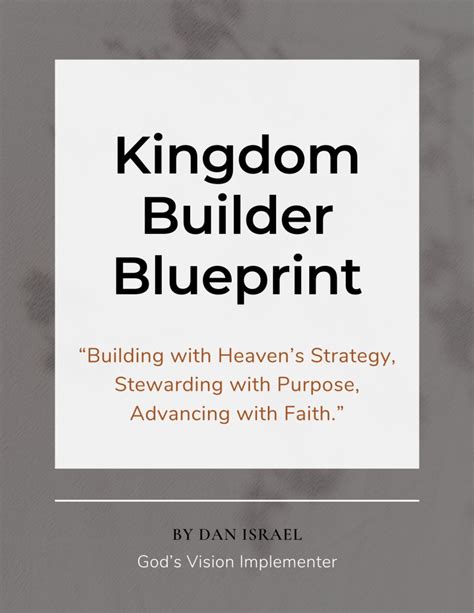 Buy The Kingdom Builder Blueprint Workbook Bundle Price By Called