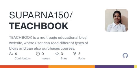 github suparna150 teachbook teachbook is a multipage educational