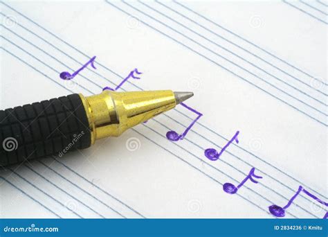 Hand Written Musical Notes Stock Image CartoonDealer Com 25612279